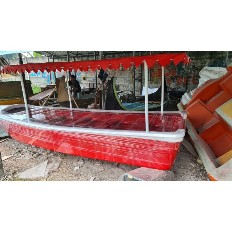 Jual perahu fiber atau perahu dayung , perahu wisata air , pabrik ...
