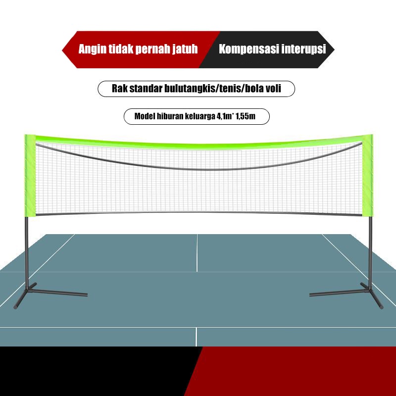 Jual Badminton Pole Net Tiang Jaring Bulu Tangkis Bulutangkis bahan ...