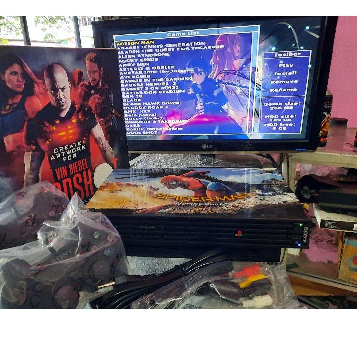 Jual Paling Dicari playstation 2 full game|| hardis external full game ...