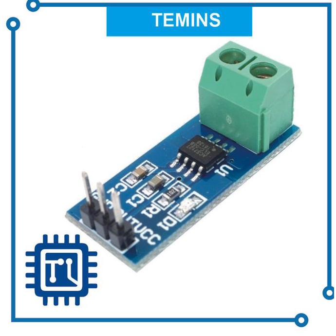 Jual Sensor Arus ACS712 5A Range Hall Current Sensor Module | Shopee ...