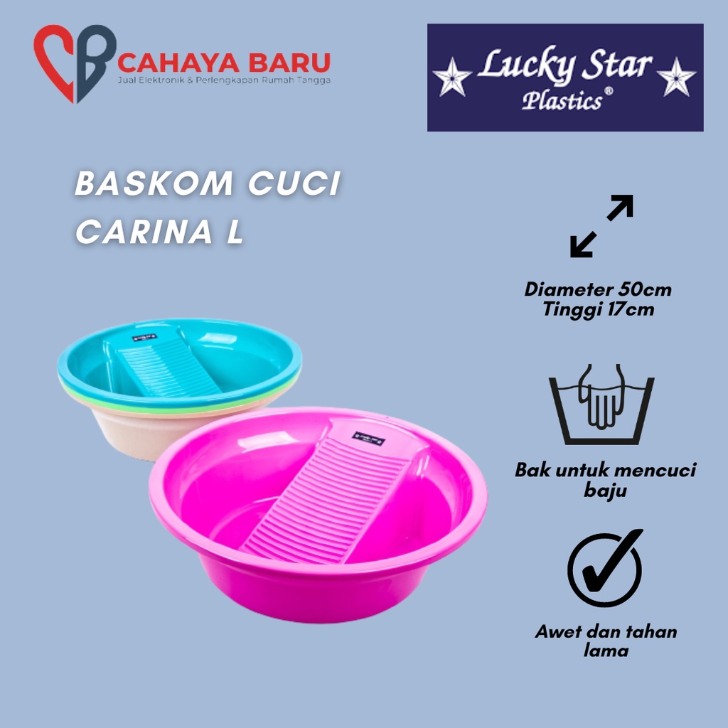 Jual LUCKY STAR BASKOM CUCI CARINA L 1011 | Shopee Indonesia