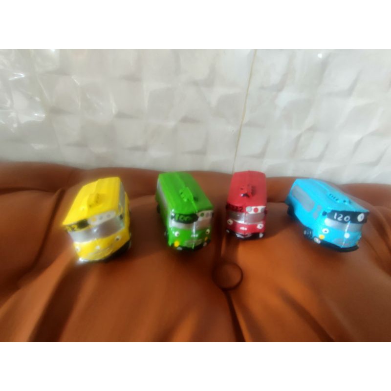 Jual Topper Hiasan Kue Tart Bus Tayo isi 4pcs | Shopee Indonesia
