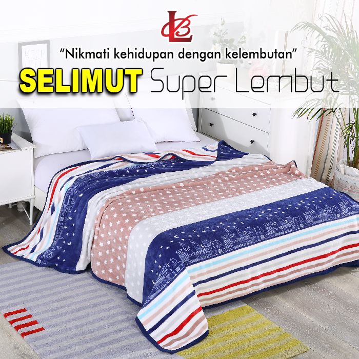 Jual COD-Selimut Bulu Motif Ukuran 180x200cm/ Selimut Dewasa / Selimut Bulu Super Lembut / Tebal ...