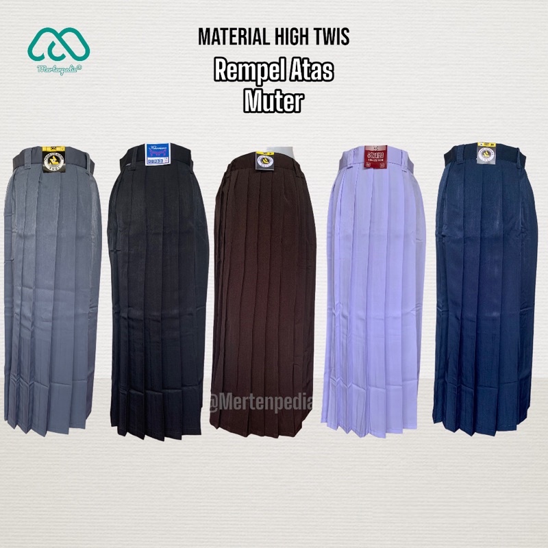 Jual Rok Panjang Rempel Full Muter Seragam Sekolah SMP SMA Kain HIGH TWIS Terbaik | Shopee Indonesia