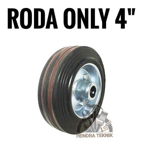 Jual RODA KARET 4" RODA SAJA RODA TROLI 4 INCI RODA TANPA RUMAH 4 INCH ...
