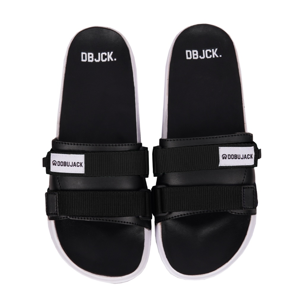 Jual Dobujack Elder White Black Sandals | Shopee Indonesia