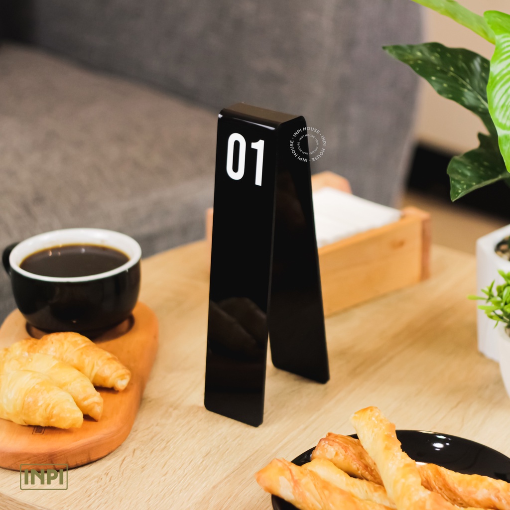 Jual INPI HOUSE Signage Table Number - Papan Tanda Nomor Meja, Tinggi ...