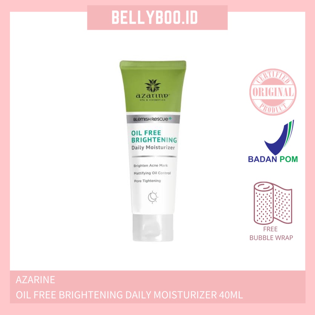 Jual Azarine Oil Free Brightening Daily Moisturizer 40g | Shopee Indonesia