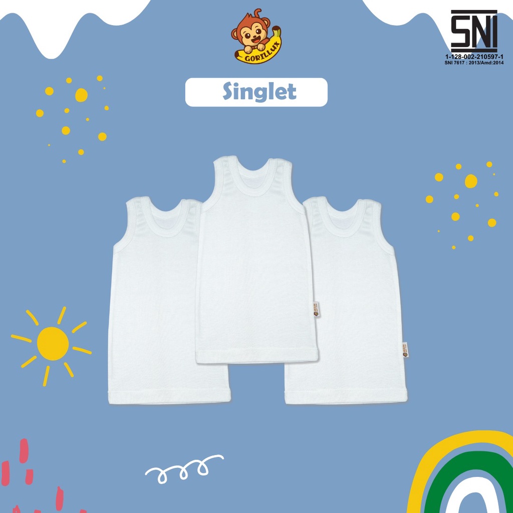 Jual Singlet Bayi Velvet / Libby Winteku Bonbinzoo Newborn 0-12 Tahun ...