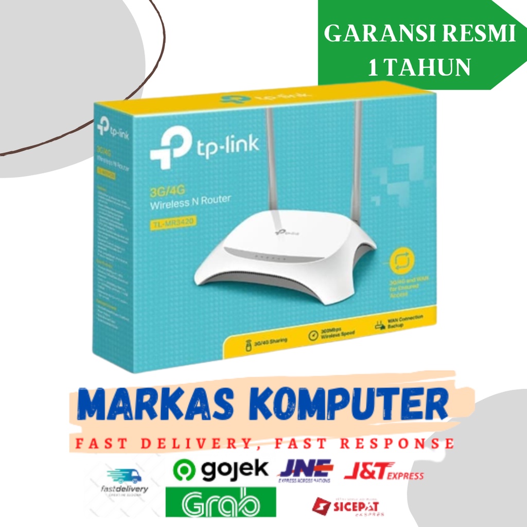 Jual TP-LINK TL-MR 3420 Router 4G/3G USB Modem NEW FIRMWARE TPLINK ...