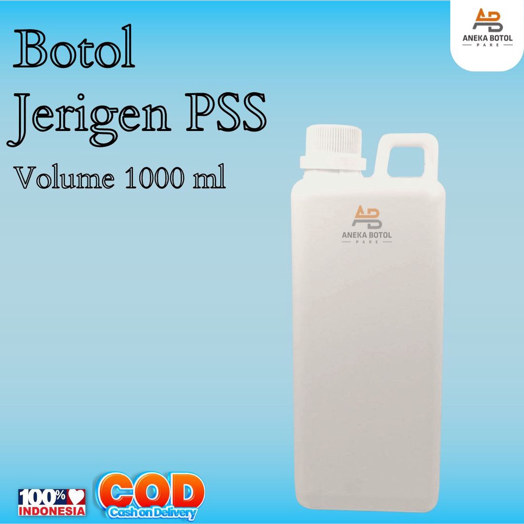 Jual Jerigen 1000ml Tinggi Jerigen 1 Liter Tinggi Jerigen 1000ml Putih ...