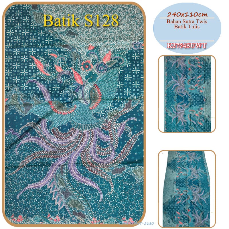 Jual Bahan Batik Sutra Asli Original Kain Batik Tulis Sutera Premium ...