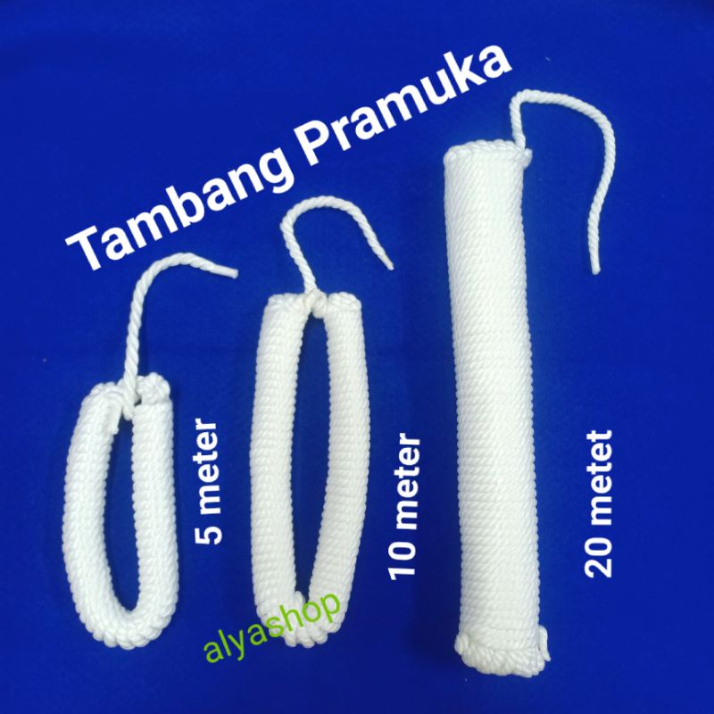 Jual Tali Tambang Pramuka 5Meter, 10Meter, 15meter, 20meter, 25 meter ...