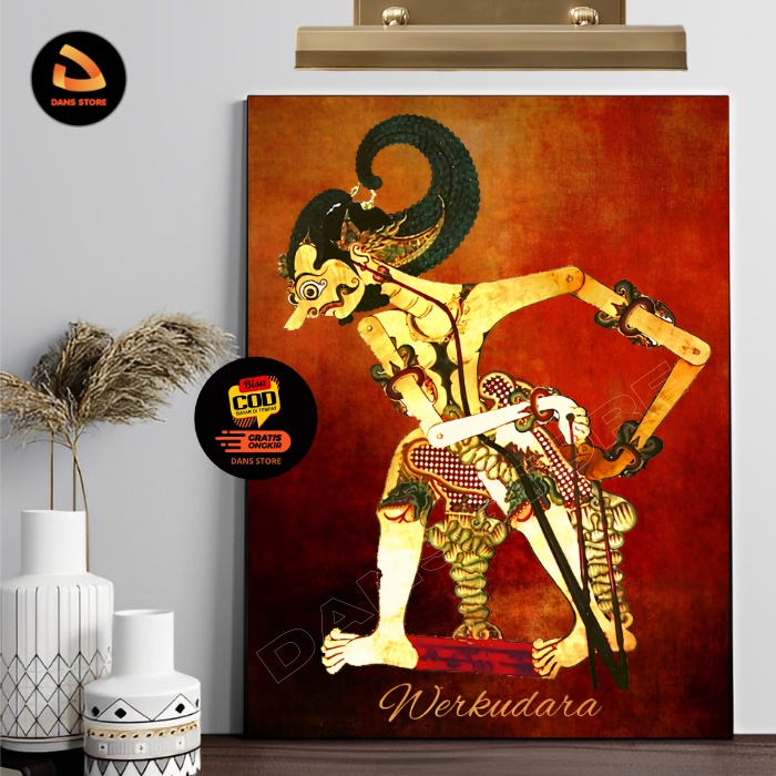 Jual Poster Wayang Bima Werkudara Bratasena Bimasena Untuk Hiasan ...