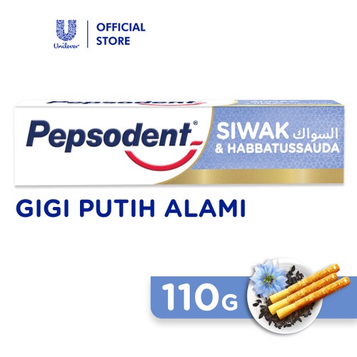 Jual Pepsodent Complete 8 Siwak Habbatussauda Pasta Gigi 110g | Shopee ...