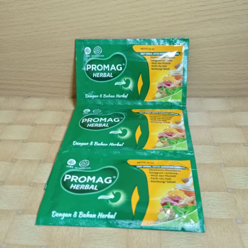 Jual PROMAG HERBAL gazero 1 box isi 6 sachet @10 ml | Shopee Indonesia