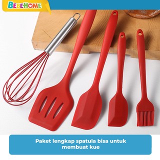 Jual Bebehome Set Spatula Sutil Silikon Non Stick Cooking Tools Isi 5 ...