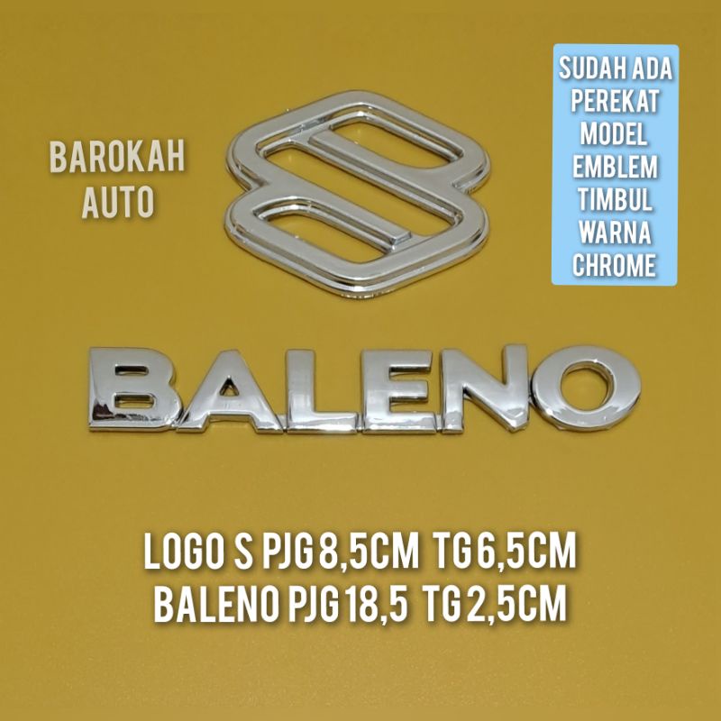 Jual emblem baleno dan logo suzuki harga sudah 2pc | Shopee Indonesia