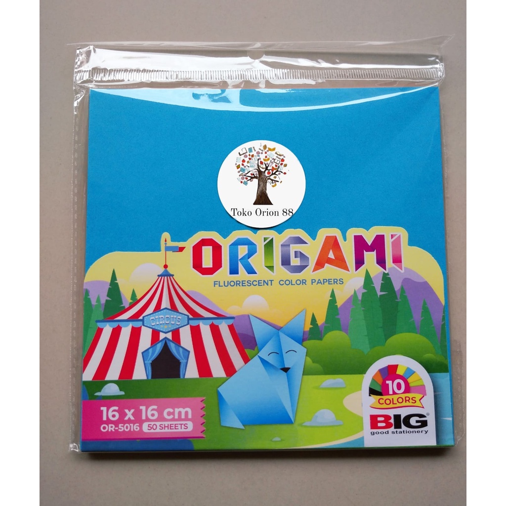 Jual Kertas Origami BIG 16x16 Besar isi 50 Sheets - Kertas Melipat ...