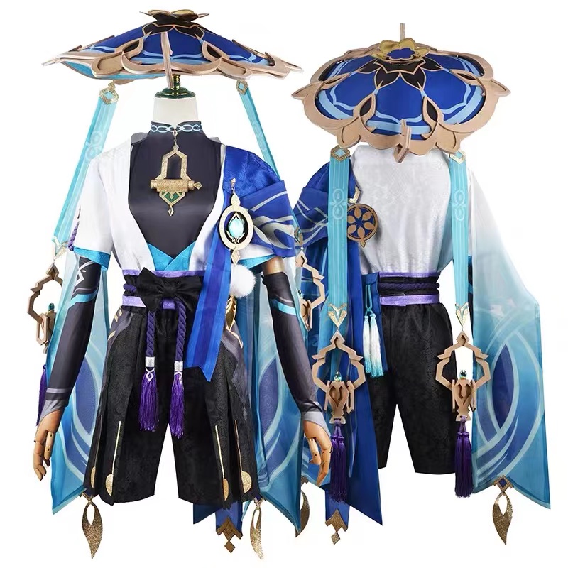 Jual Game Genshin Impact Cosplay Wanderer Scaramouche Cosplay Costume ...