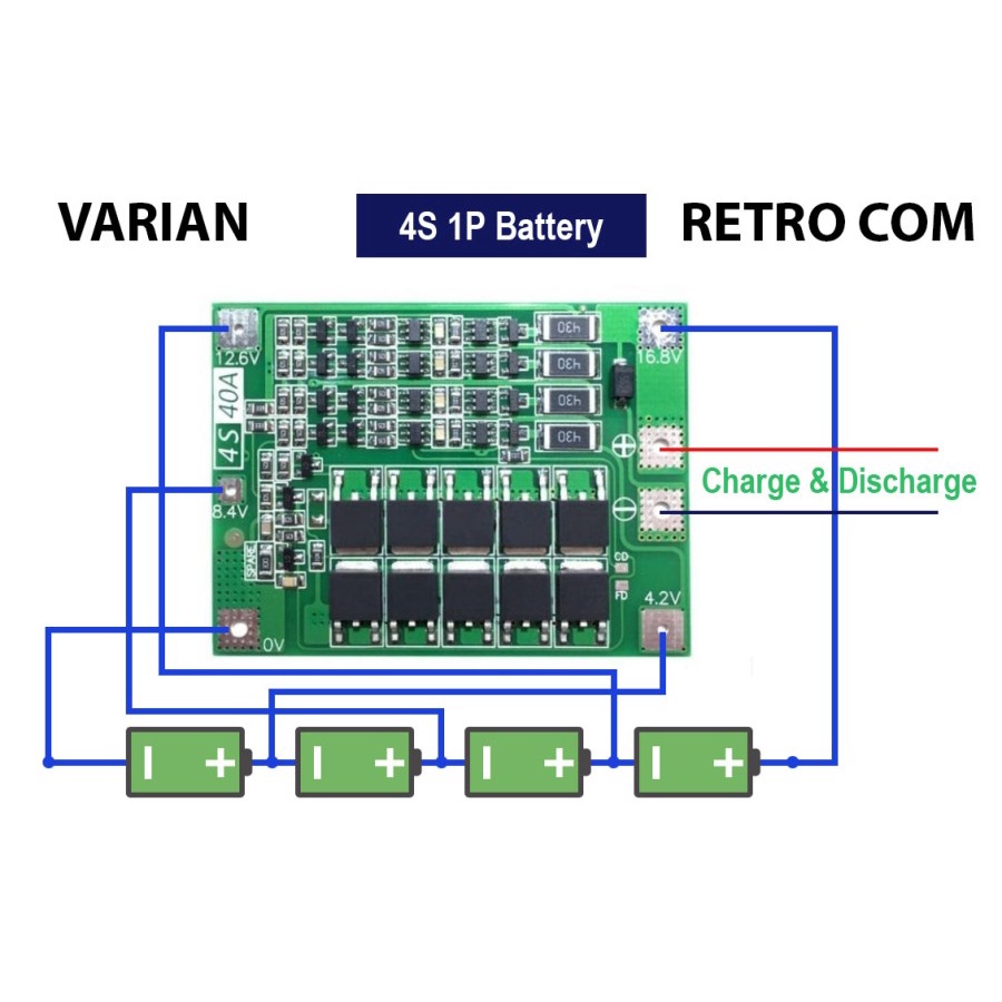 Jual BMS Battery Management System 18650 | Shopee Indonesia