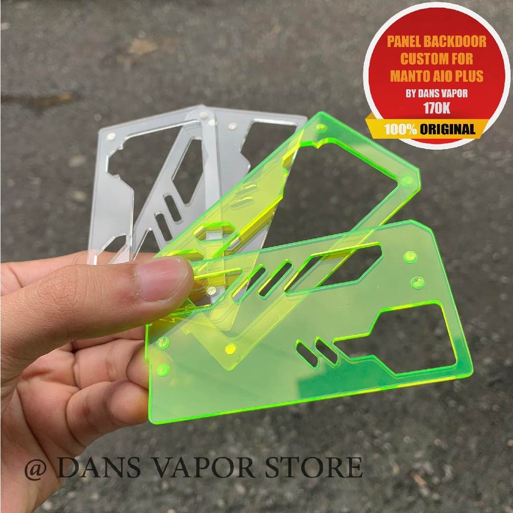 Jual Panel Acrylic Transparan Manto AIO Plus Custom Lubang | Shopee ...