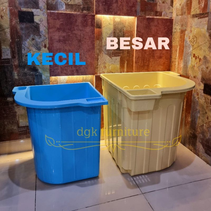 Jual Bak Air Mandi Sudut Oval Kamar Mandi PVC Plastik Warna Tempat ...