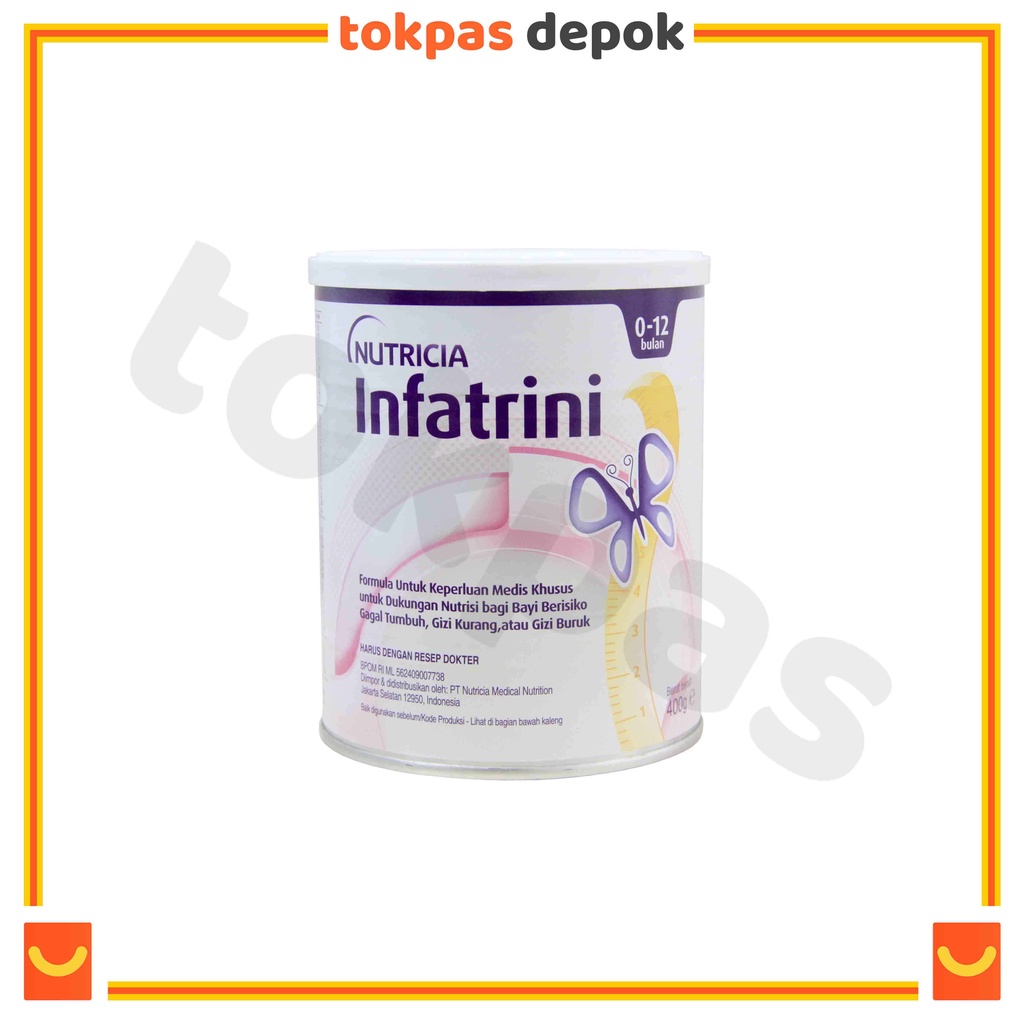 Jual Infatrini Powder 400 g - Susu Bubuk Formula Pertumbuhan 0-12 Bulan ...