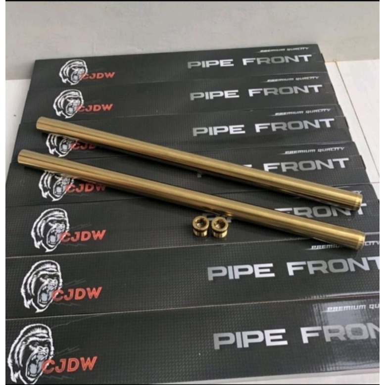 Jual Bambu shock depan RX king gold pipa shock depan gold RX king cjdw | Shopee Indonesia