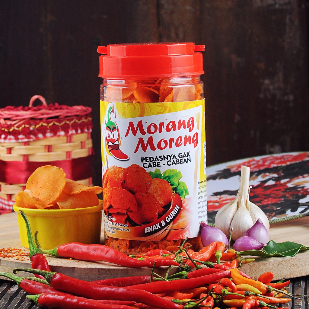 Jual Cimoring Pedas Morang Moreng (Toples) - Cimol Kering / Keripik ...