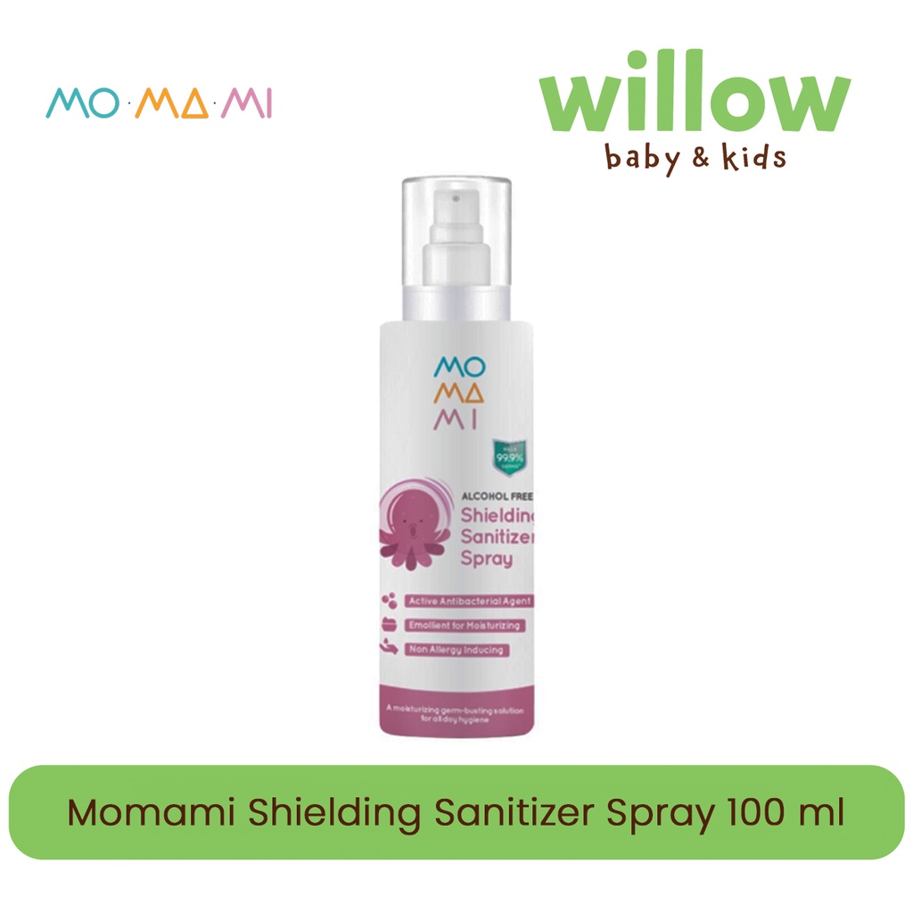 Jual Anti Bakterial - Momami Shielding Sanitizer Spray 100 ml | Shopee ...