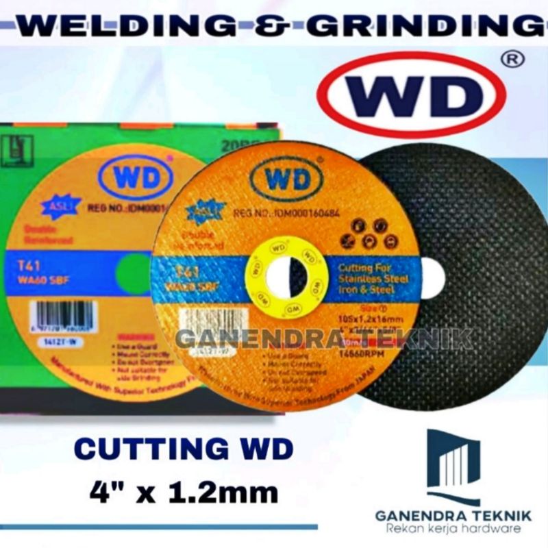 Jual Mata Gerinda WD Potong 4" x 1.2mm | Shopee Indonesia