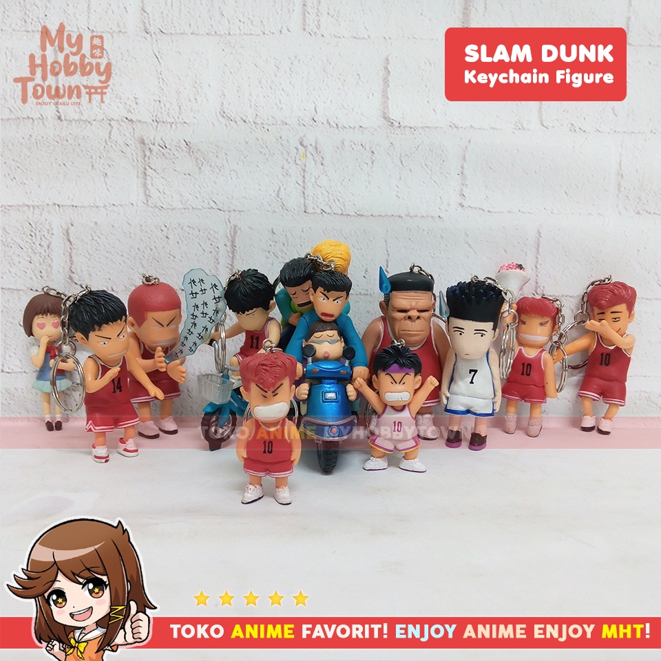 Jual Gantungan Kunci Figure Anime Slam Dunk Sakuragi Hanamichi Akagi ...