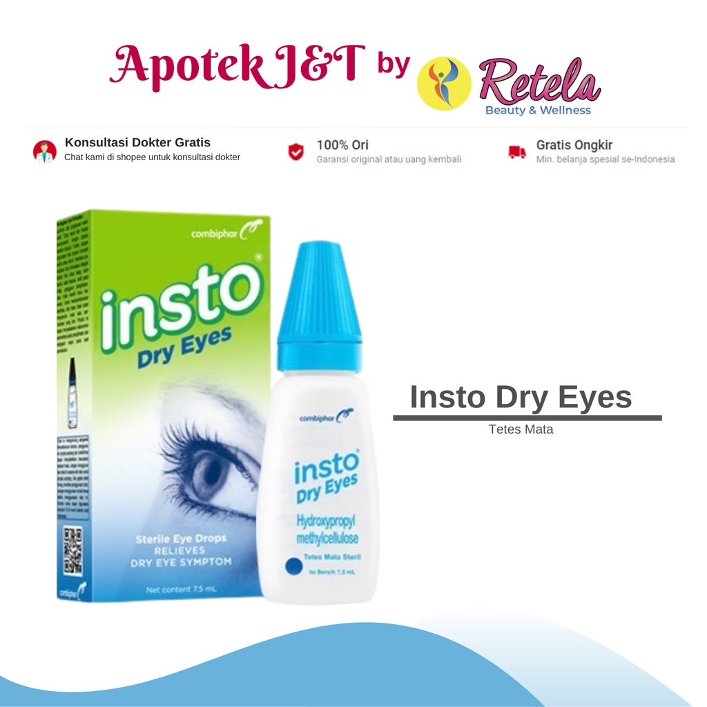 Jual INSTO DRY EYES 7,5ML | Shopee Indonesia