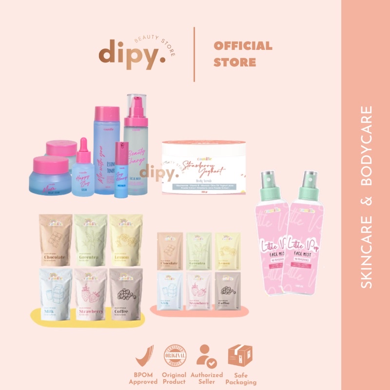 Jual 【Official Outlet】 CAMILLE BEAUTY MASKER FACE MIST BODY SCRUB ...