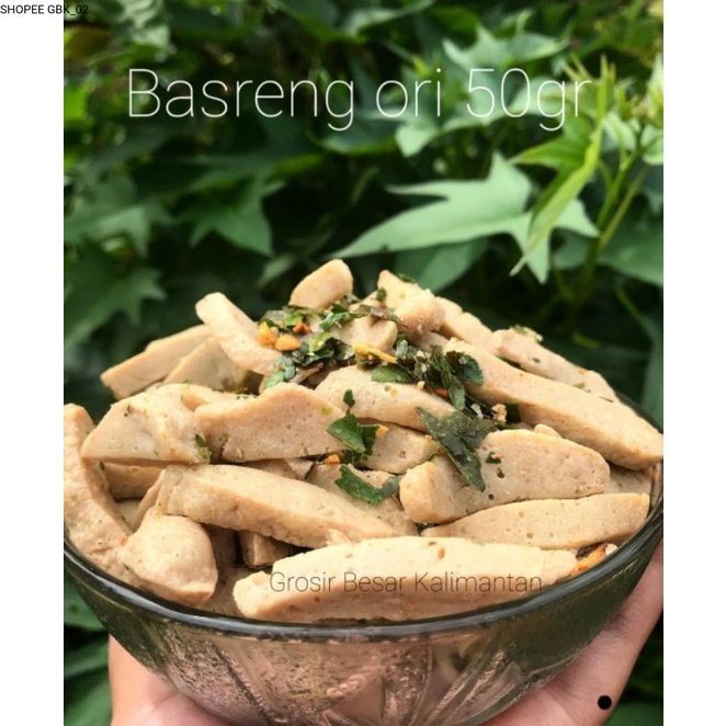 Jual Basreng Ori isi 50gr / Bakso Goreng Original Asin Jeruk Purut ...