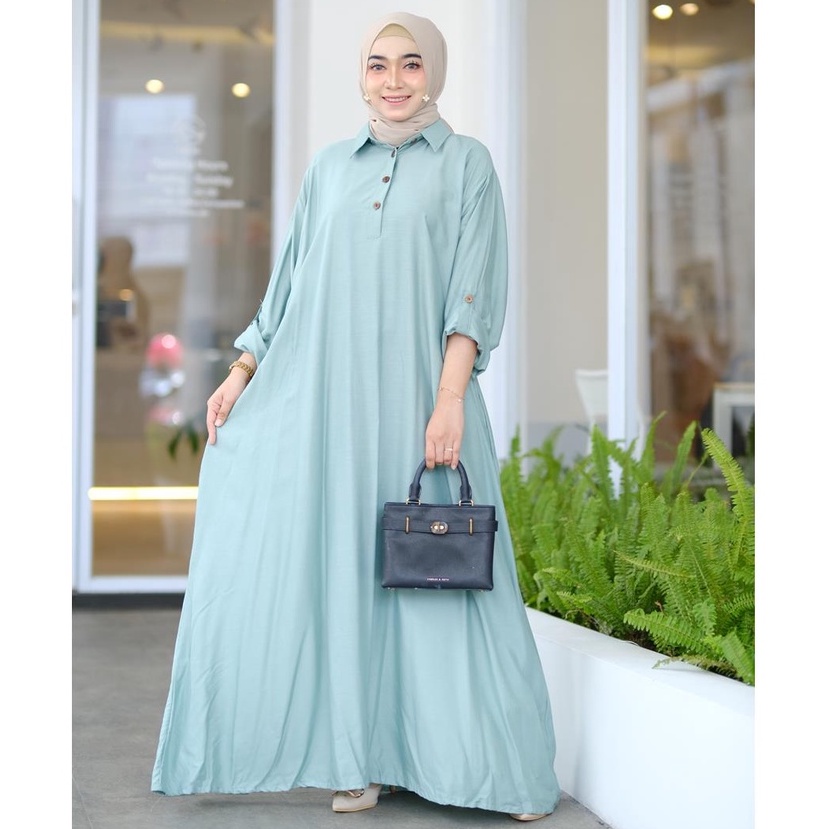 Jual ABAYA JUMBO ARAB RAYON TWILL WARNA POLOS | Shopee Indonesia