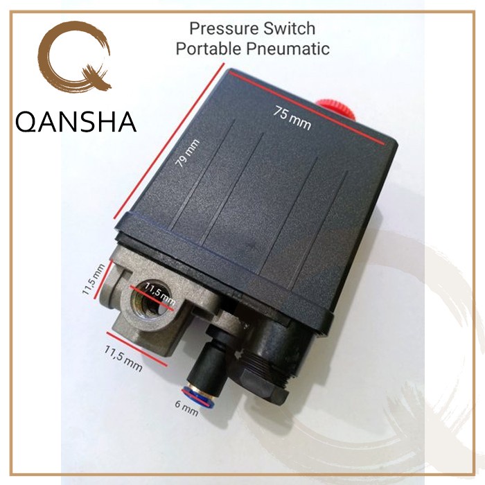 Jual Pressure Switch Otomatis Kompresor Angin Portable Pneumatic ...