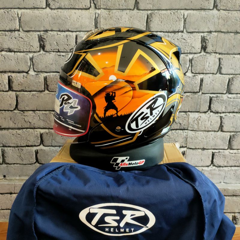 Jual helm TSR Pedro gold tsr ram4 | Shopee Indonesia