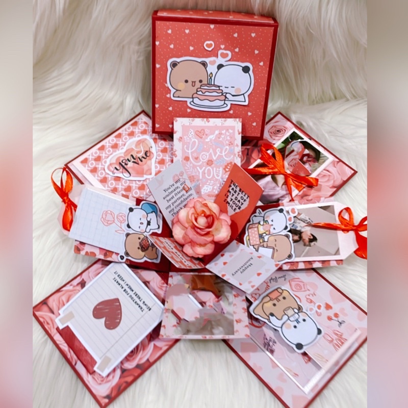 Jual EXPLOSION BOX / EXPLODING BOX / Kado Custom Kado Cowok cewek / Kado ultah / Kado anniv ...