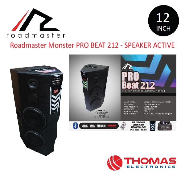Jual Roadmaster Monster PRO BEAT 212 - SPEAKER AKTIF | Shopee Indonesia