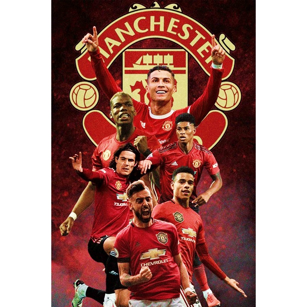 Jual Poster Manchester United Football Club | MU | Poster MU ...