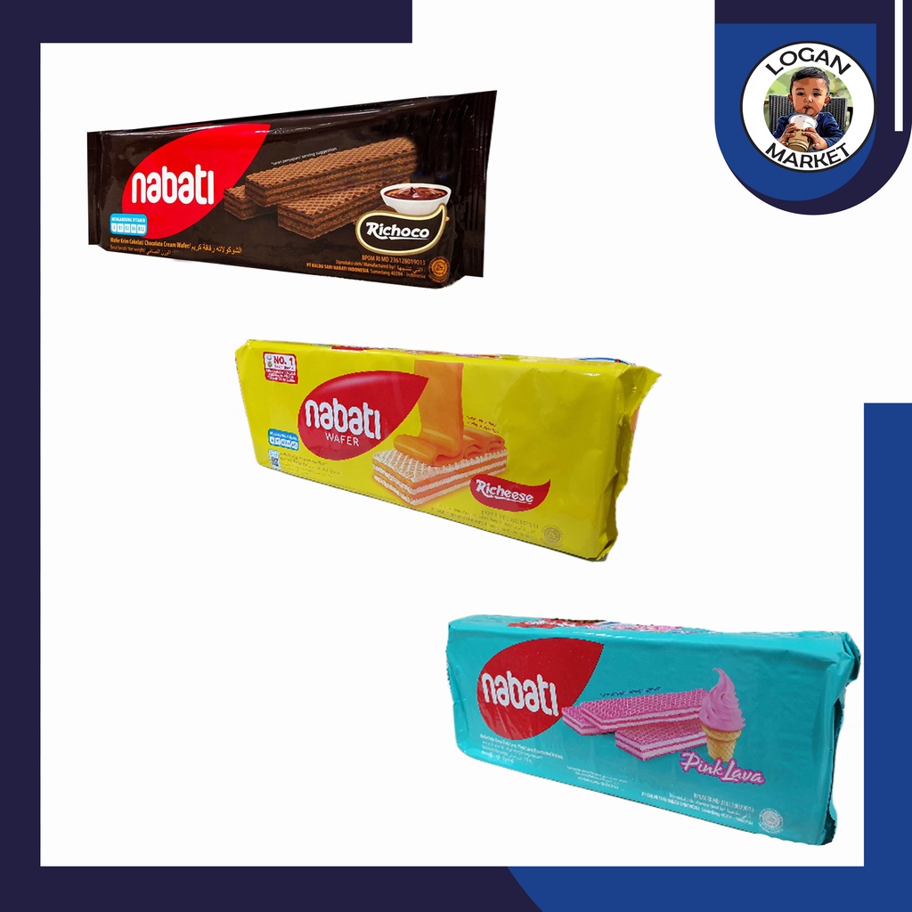 Jual Nabati Wafer 110gr 110gram 110 gram Richeese Keju Richoco Coklat Pink Lava White | Shopee ...