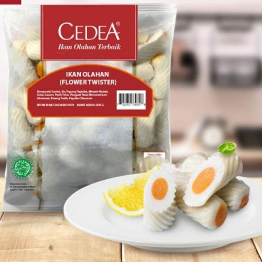 Jual CEDEA Ikan Olahan (FLOWER TWISTER) 500g | Shopee Indonesia