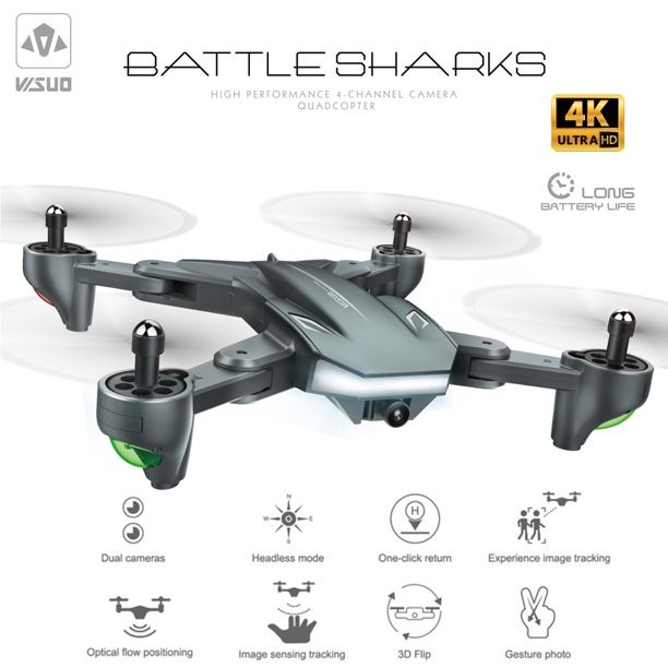 Jual Drone Kamera Murah Untuk Pemula Murah Visuo XS816 Dual Camera 4K ...