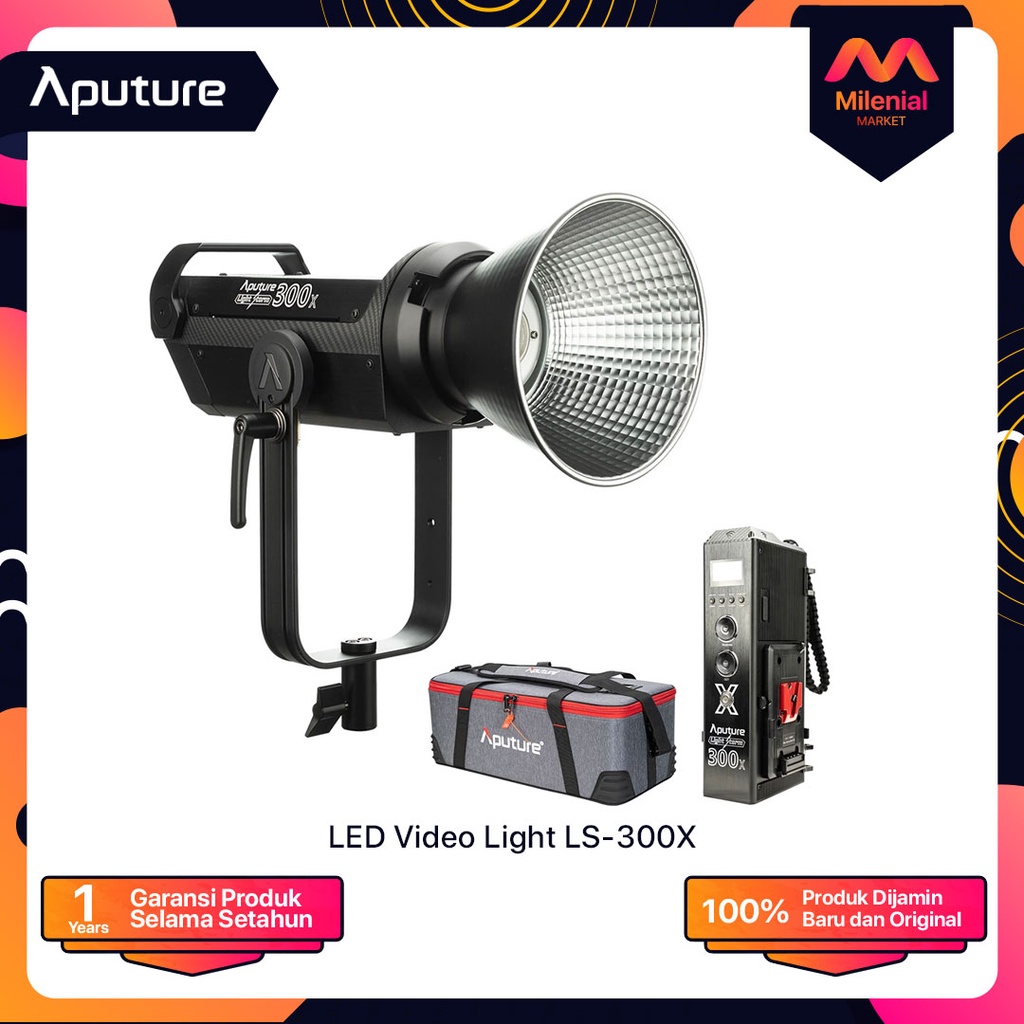 Jual Aputure Light Storm LS300X LED / LS 300X / LS 300 X Bi Color ...