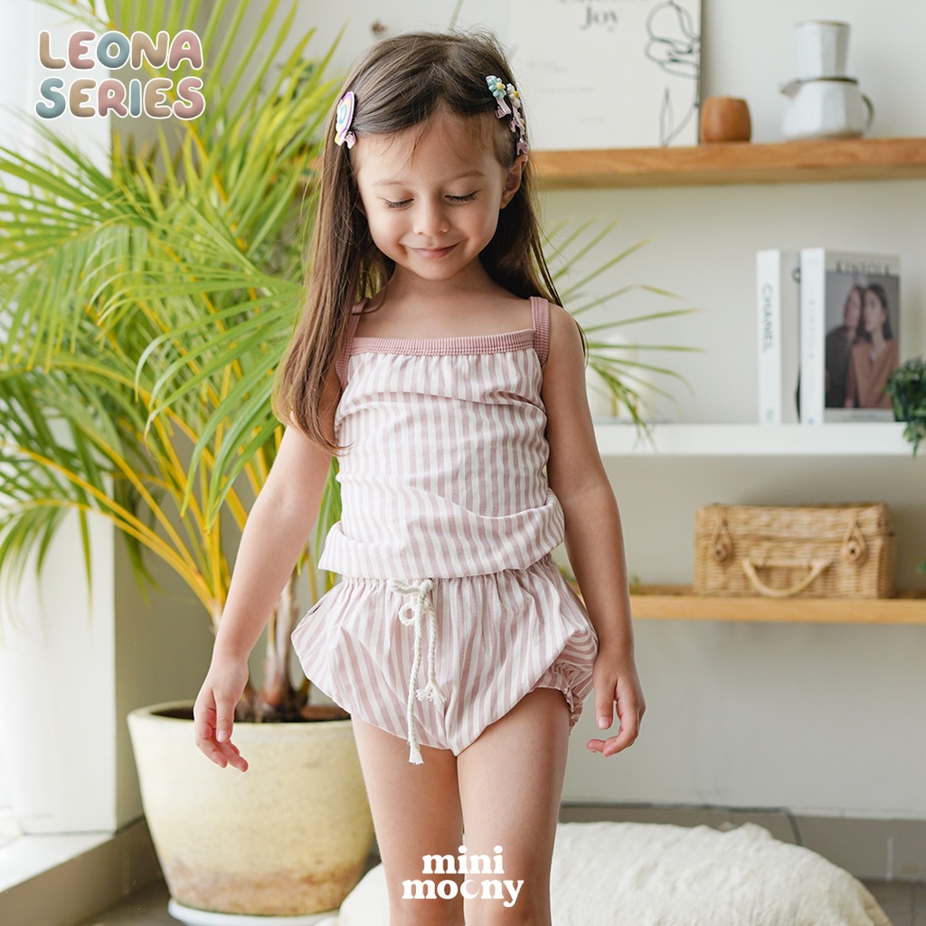 Jual Mini Moony Leona Series Sleveless Romper Short Set - Set Anak ...