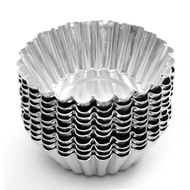 Jual LOYANG PIE EGG TART ALUMINIUM Cetakan Kue Cake Pai Pie Susu Bali ...