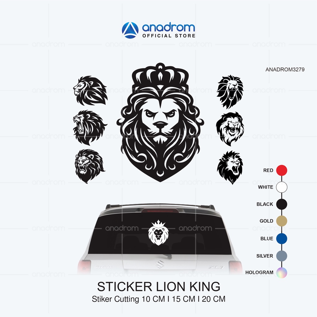 Jual Sticker Lion Singa I Sticker Kaca Mobil, Sepeda Motor & Laptop I ...
