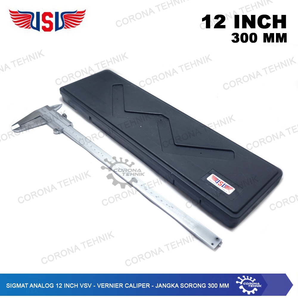 Jual Jangka Sorong 300 mm - Sigmat Analog 12 Inch VSV - Vernier Caliper | Shopee Indonesia